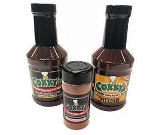 CORKY'S Bbq Sauce And Seasoning Combo Set - One-color