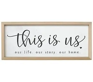 SINCERE SURROUNDINGS This Is Us Framed Wall Art - One-color