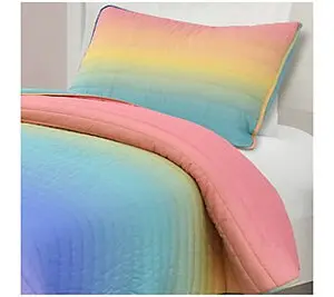 LUSH DECOR Rainbow Ombre Tw/twxl Quilt