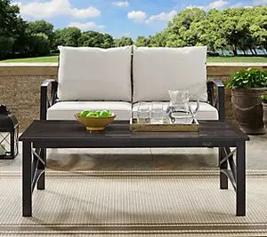 CROSLEY Kaplan Coffee Table In Oiled Bronze