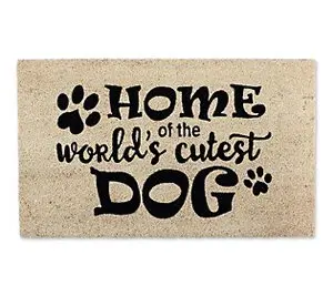DESIGN IMPORTS World's Cutest Dog Doormat