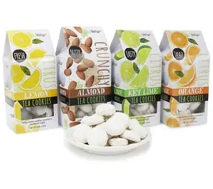 TOO GOOD GOURMET Sampler Set Of 4 Tea Cookies - One-color