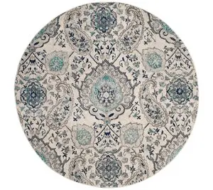 SAFAVIEH Madison 600 Collection 9' Round Rug - One-color