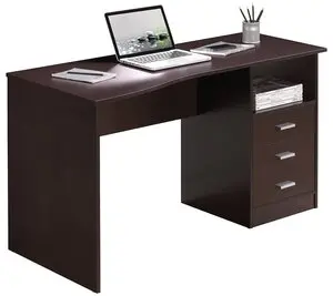 TECHNI MOBILI Classic Computer Desk With Multiple Drawer