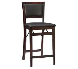 LINON Home Kasey Padded Wood Frame Easy-folding Counter Stool - One-color