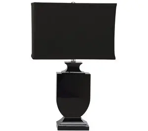 SAFAVIEH Darcy Black Crystal Urn Lamp - One-color