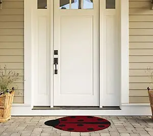 DESIGN IMPORTS Lady Bug Doormat