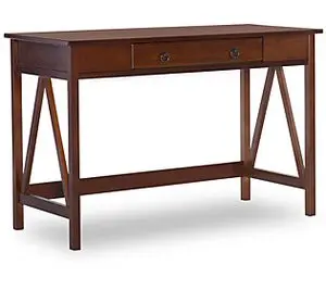 LINON Home Hollis Antique Tobacco Desk - One-color