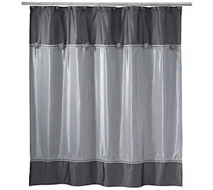 AVANTI LINENS Braided Medallion Shower Curtain - One-color