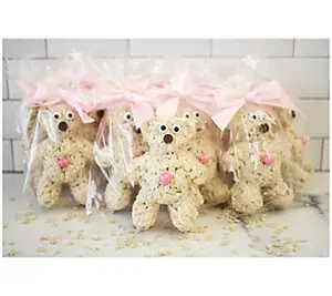 CREATIVE CRISPIES CO. Creative Crispies 12-piece Pink Bear Treats - One-color