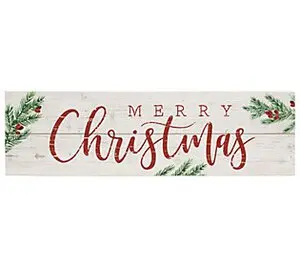 SINCERE SURROUNDINGS Merry Christmas Vintage Pallet Board By - One-color
