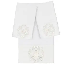 LINUM HOME TEXTILES Alyssa 3pc Towel Set - One-color