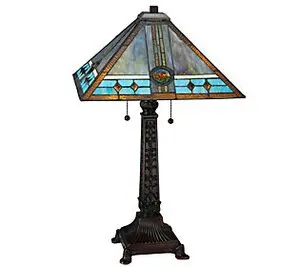 MEYDA Tiffany-style Mission Rose Table Lamp - One-color