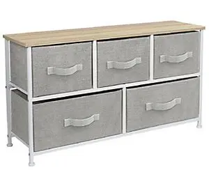 SORBUS Dresser With 5 Drawers - One-color