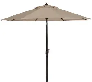 SAFAVIEH Ortega 9' Tilt And Crank Umbrella - One-color