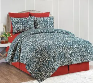 C&F HOME Madison Adriatic Full/queen Quilt Set - One-color