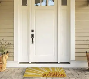 DESIGN IMPORTS Hello Sunshine Doormat
