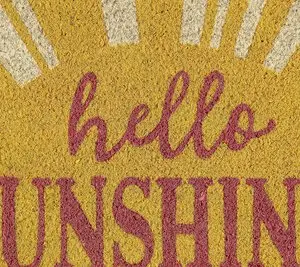 DESIGN IMPORTS Hello Sunshine Doormat