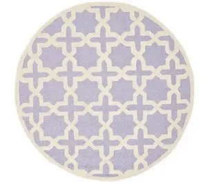 SAFAVIEH Moroccan Cambridge 8' Round Rug By - One-color