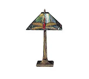 MEYDA Tiffany Style 21-1/2'h Dragonfly Lamp - One-color