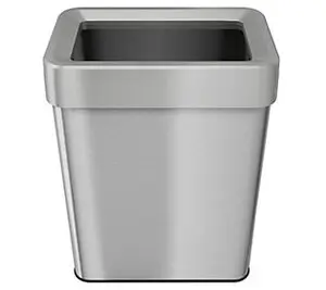 ITOUCHLESS 18-gallon Rectangular Open-top Trash Can