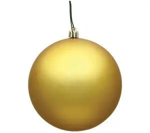 VICKERMAN 6' Matte Ball Christmas Ornament, 4 P Er Bag - One-color