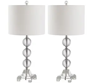 SAFAVIEH Set Of 2 Fiona Crystal Table Lamps - One-color