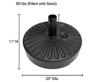 PURE GARDEN 50-lb Patio Umbrella Base