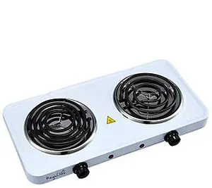 MEGACHEF Portable Dual Electric Coil Cooktop