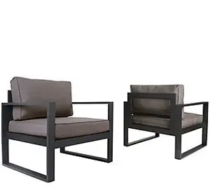 REAL FLAME Baltic Outdoor Chair Set Of 2 - One-color