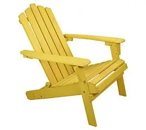 NORTHLIGHT 36' Classic Folding Wooden Adirondac Chair - One-color