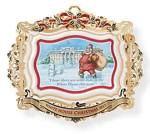 THE WHITE HOUSE HISTORICAL ASSOCIATION The Official 2011 White House Christmas Ornamen T - One-color