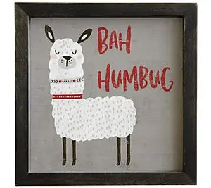 SINCERE SURROUNDINGS Bah Humbug Rustic Frame By - One-color