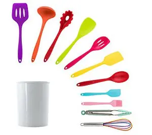 MEGACHEF 12 Piece Silicone Kitchen Utensil Set In Multi-colors - One-color