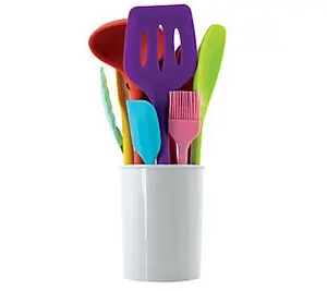 MEGACHEF 12 Piece Silicone Kitchen Utensil Set In Multi-colors