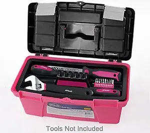 APOLLO 3 Piece Tool Box Pink Dt5005p
