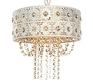 RIVER OF GOODS 12.5' H Jeweled Hanging Lamp - One-color