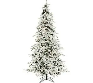 CHRISTMAS TIME 7.5' White Pine Snowy Multi Prel It Musical Tree