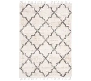 SAFAVIEH Berber Fringe 627 Collection Shag 5'3' X 7'6' Rug - One-color