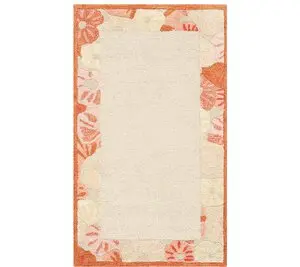 MARTHA STEWART Poppy Border 2'6' X 4'3' Rug - One-color