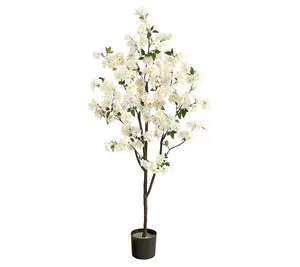 NEARLY NATURAL 6' Cherry Blossom Artificial Tre E - One-color