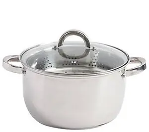OSTER Sangerfield 6-qt Stainless Steel Casserol E W/ Steamer - Silver