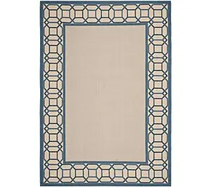 MARTHA STEWART Facet Border 6'7' X 9'6' Rug - One-color