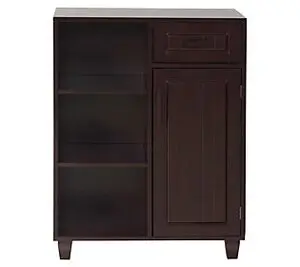 TEAMSON Wood Floor Cabinet With D Rawer, E Press - One-color