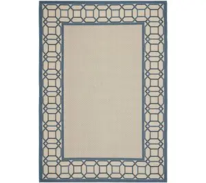 MARTHA STEWART Facet Border 5'-3' X 7'-7' Rug - One-color