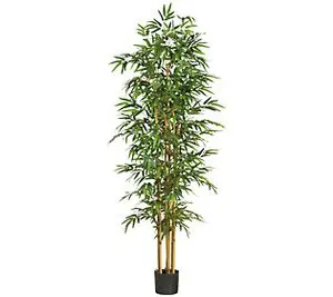 NEARLY NATURAL 75' Bamboo Tree By - One-color