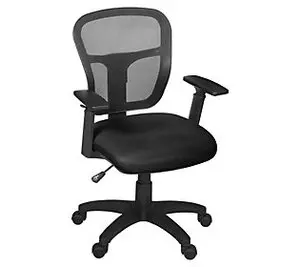 REGENCY Harrison Swivel Chair With Height Adjustable Ar Ms- Black - One-color