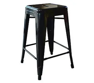 AMERIHOME 24'h Metal Bar Stool 2 Pack