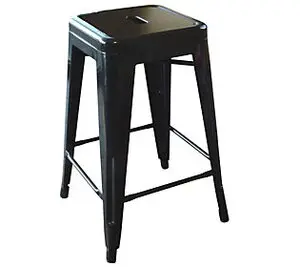 AMERIHOME 24'h Metal Bar Stool 2 Pack