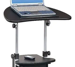 TECHNI MOBILI Mobile Adjustable Laptop Pedestal On Wheels